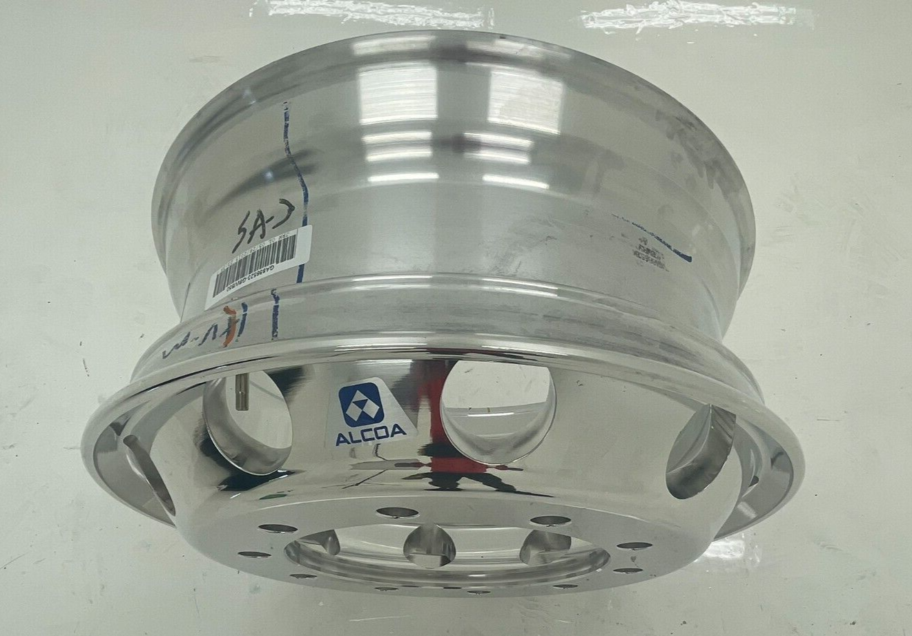 NEW 22.5" Alcoa Forged Dually Wheel POLISHED OEM rim 22.5x 8.25 SINGLE ...