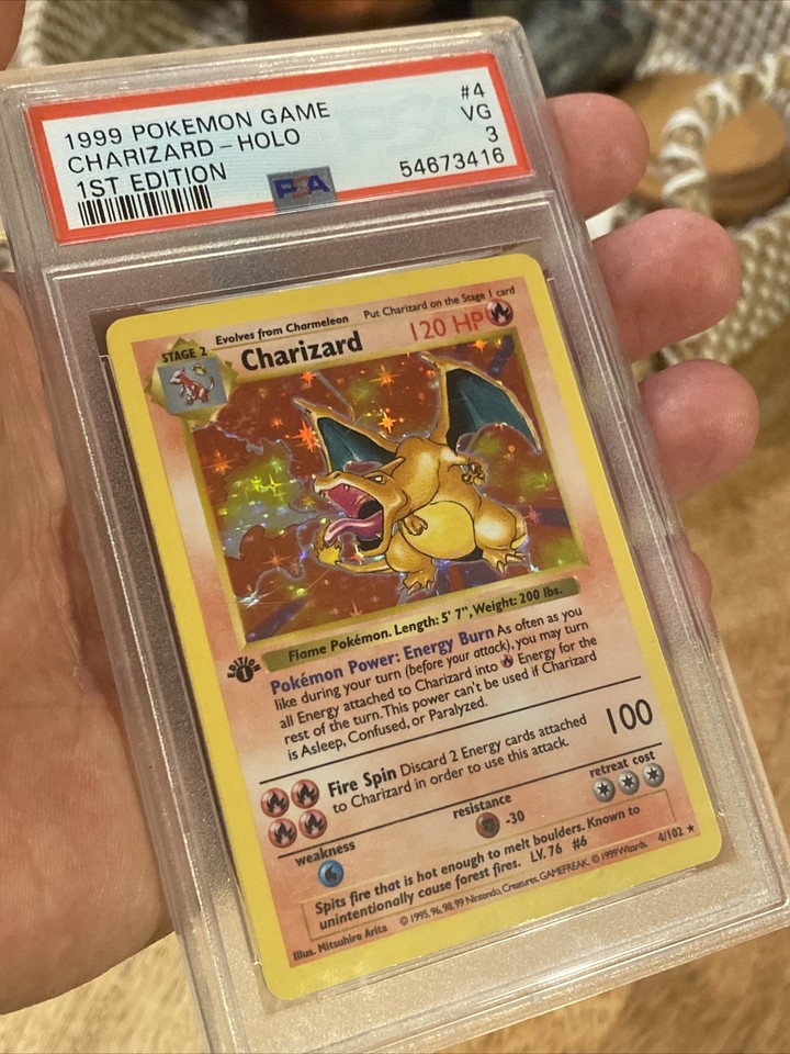 1999 1st Edition Holographic Base Set Charizard PSA 3 | eBay