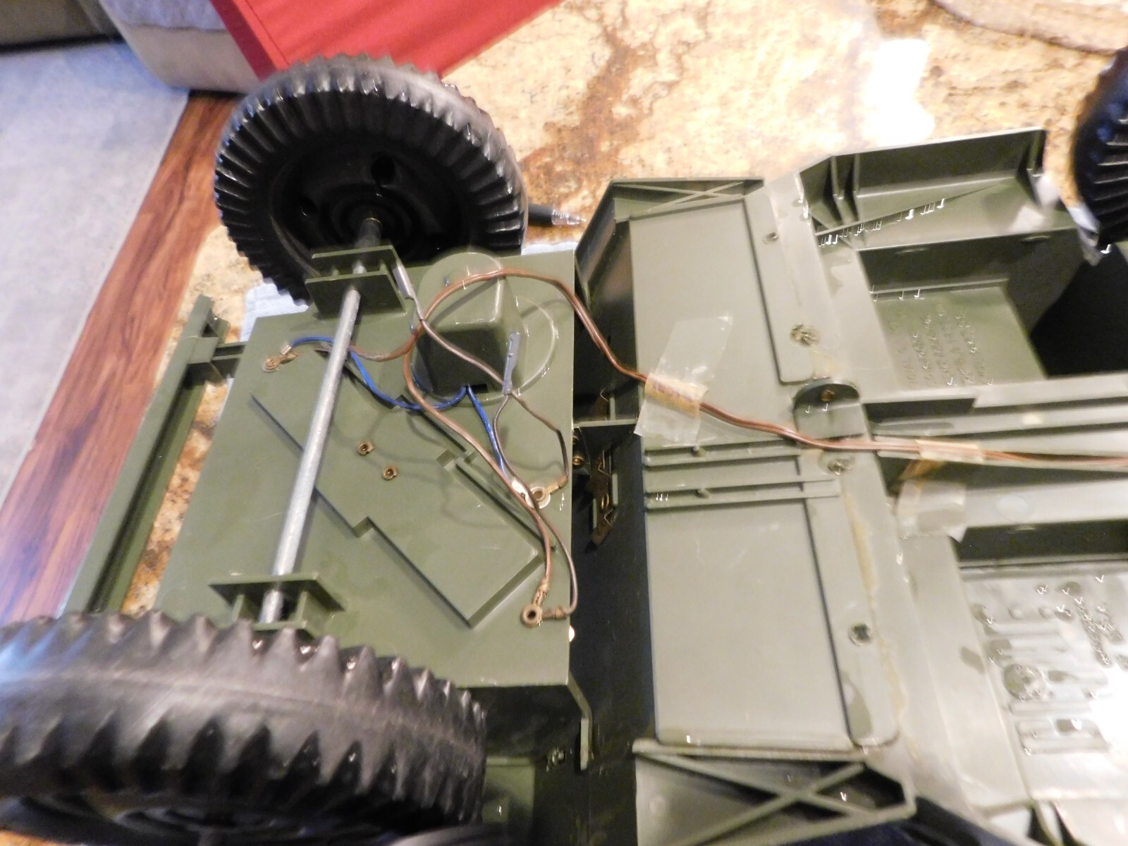 gi joe Jeep and trailer vintage army green good condition | eBay