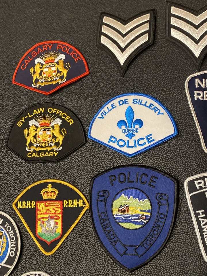 Vintage Lot Canadian BC OTTAWA TORONTO VANCOUVER WINNIPEG ONEIDA Police ...