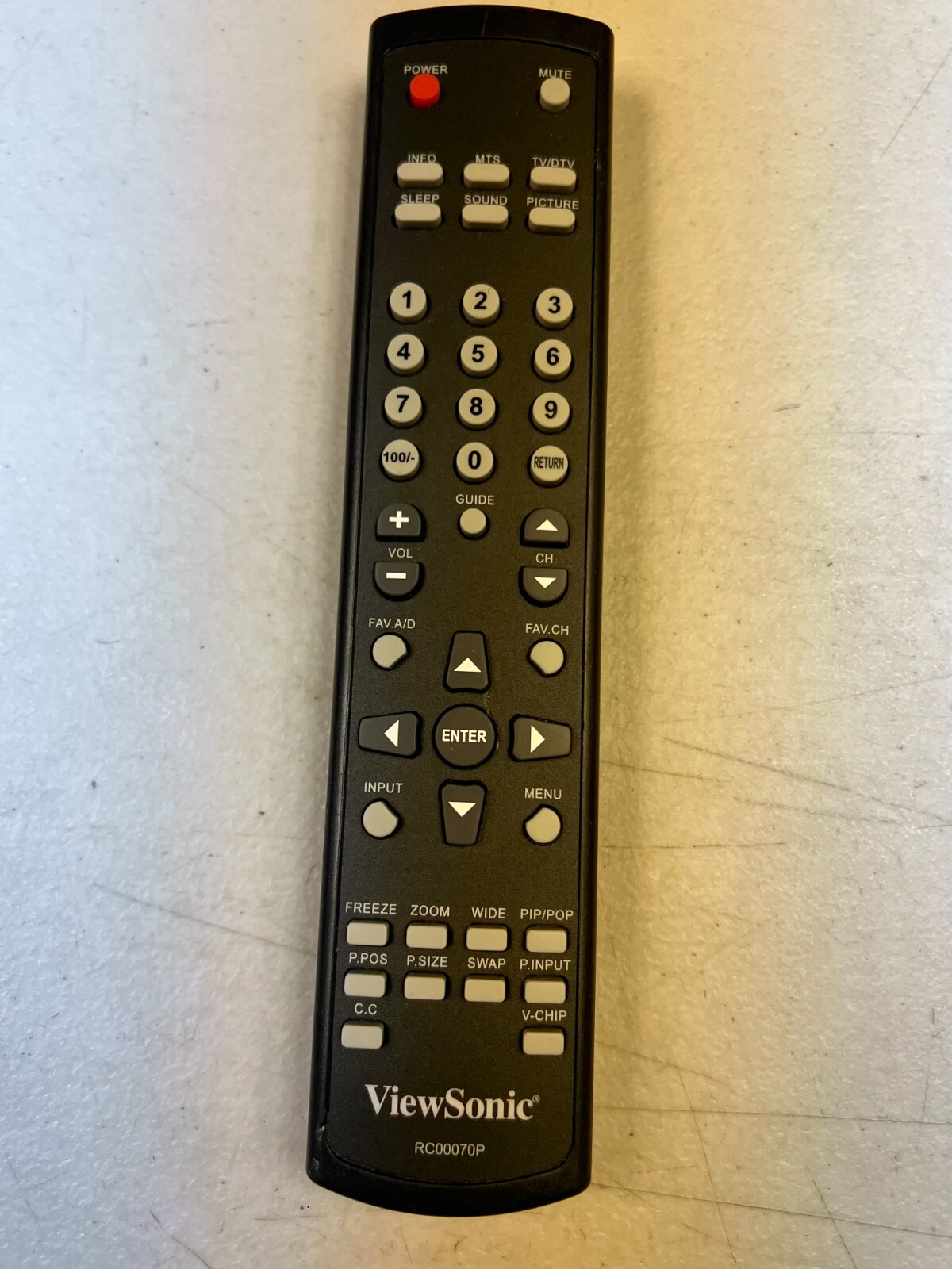ViewSonic RC00070P LCD TV Remote Control N3235w2 N3235w for sale online ...