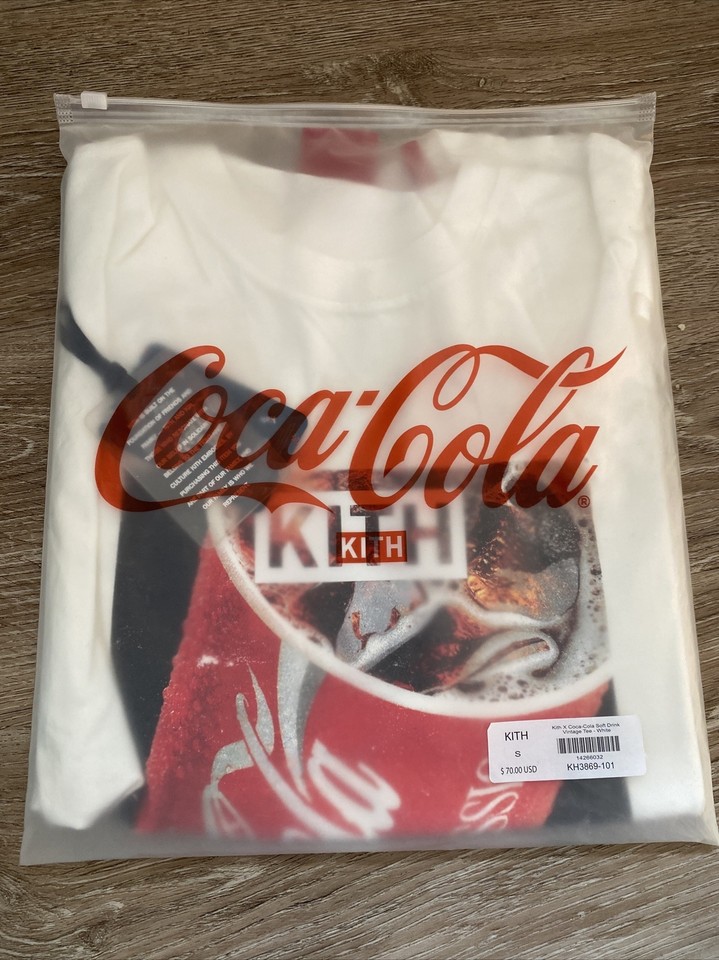 *RARE* Size Small - Kith X Coca Cola Soft Drink Vintage Tee Box Logo ...