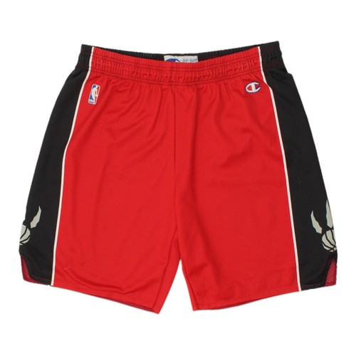 Toronto Raptors Mens Red Champion Shorts | Vintage 90s NBA Basketball ...
