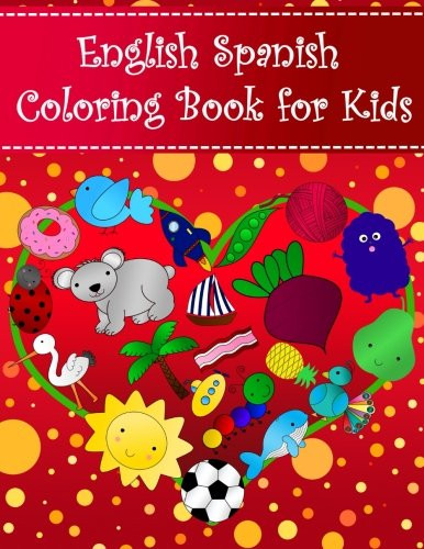 English Spanish Coloring Book - VERY GOOD 9781985030688| eBay