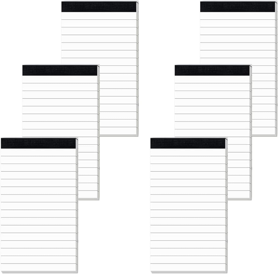 6 Pcs Note Pads Refills 3 X 5 Inches Memo Small Notebook Writing Pads ...