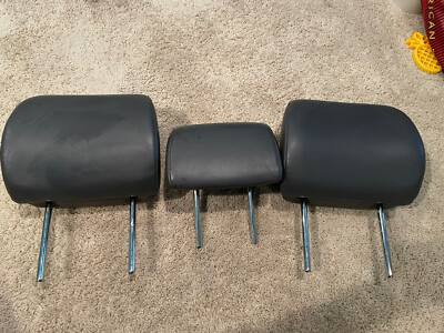 03-09 LEXUS GX470 REAR HEADREST SET DARK GRAY SET LEATHER OEM | eBay