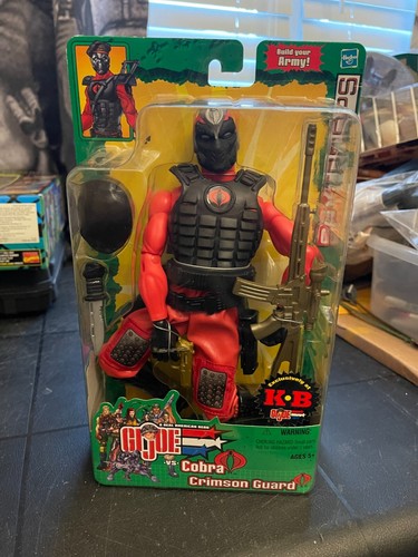 GI JOE Vs COBRA Crimson Guard 12" Figure MOC SEALED Spy Troops KB ...