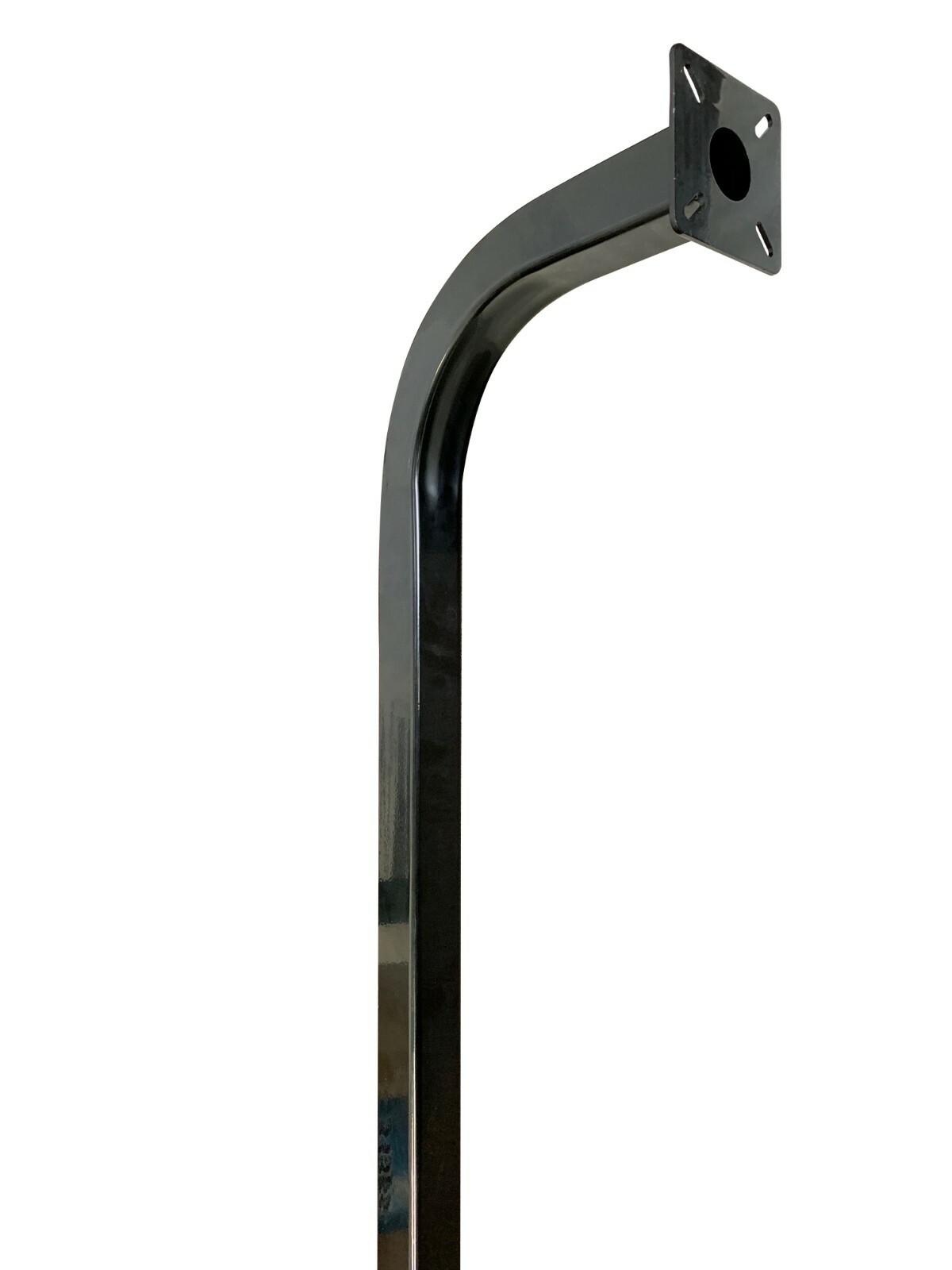 Tall Keypad Gooseneck 72" Height Universal In-Ground Mounting Post Gate ...