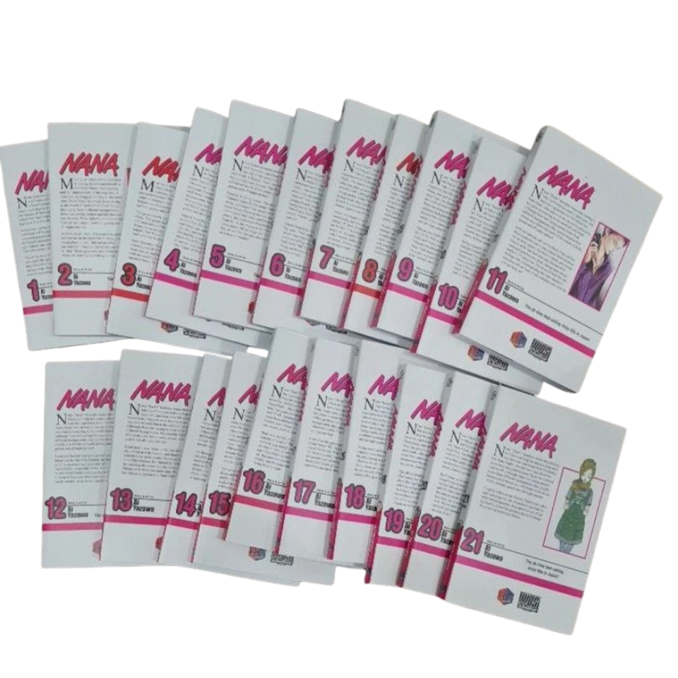NANA Manga Complete Set Full/Loose Volume 1-21 English Version Comic ...