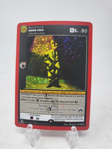 Metazoo Nightfall 1st Edition Full Holo FH Indrid Cold 3/163 | eBay