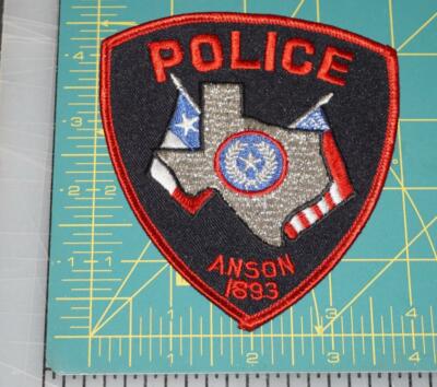ANSON TEXAS POLICE DEPARTMENT PATCH (539) | eBay