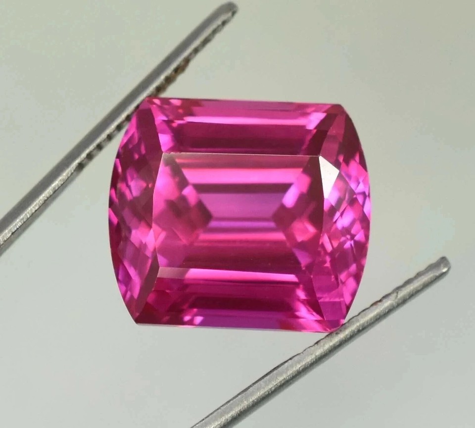 20.50 Ct Natural Flawless Beautiful Mogok Pink Ruby Fancy Cut Loose HG ...