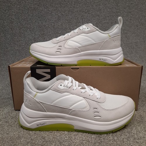 Municipal Origin Sneakers Shoes Mens Size 10 10.5 White Slim Green Mark ...