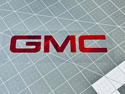 TWO GMC Die Cut Vinyl Decals Many Sizes/Colors Avail FREE Ship! Gmc ...