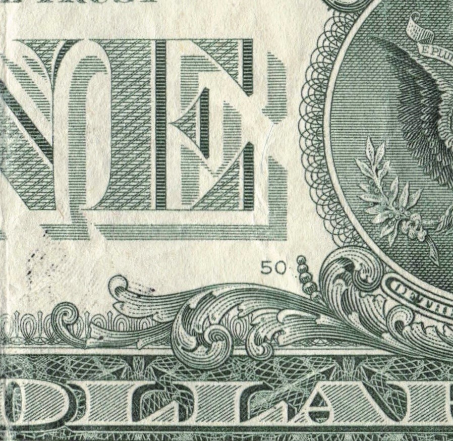 4 in Row 5s Double 8s Pair 7s Fancy Serial Number 1 Dollar Bill ...