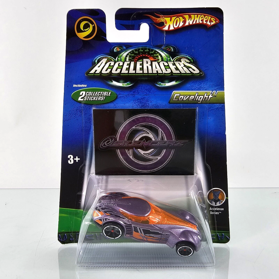 Hot Wheels AcceleRacers COVELIGHT Purple Silencers Acceleron Series ...