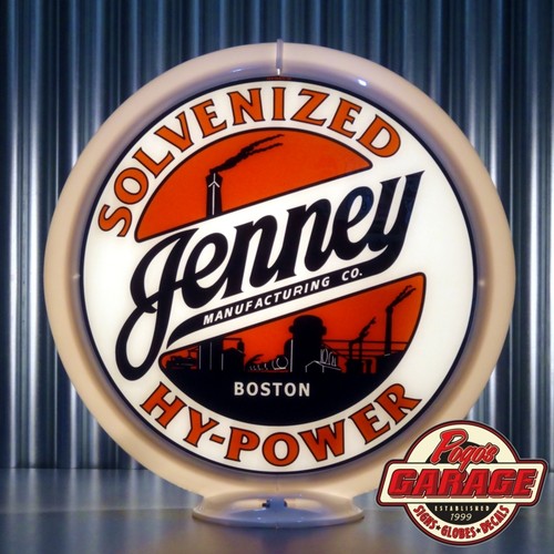 Jenney Solvenized Hy-Power Gasoline 13.5" Gas Globe Lenses (1 Pair) | eBay