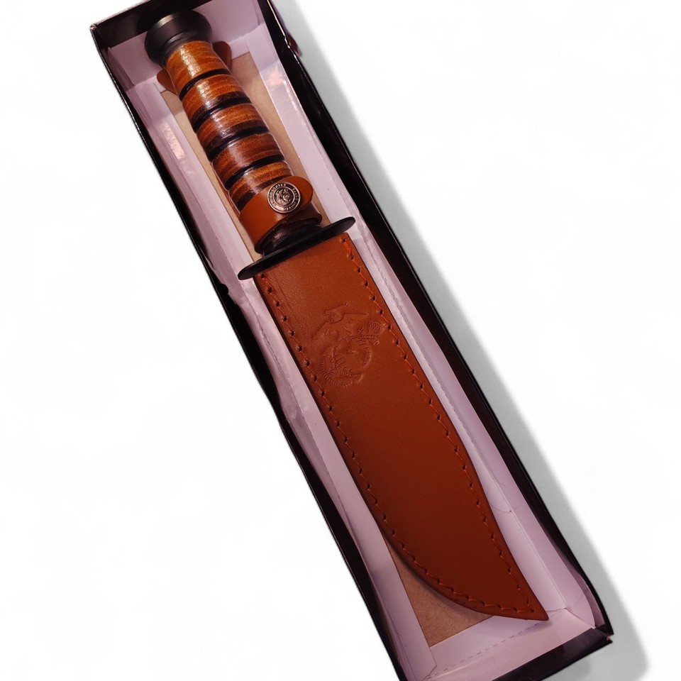 MTech USA MT-122MR USMC Marines Stainless Steel Knife + Sheath • New in ...