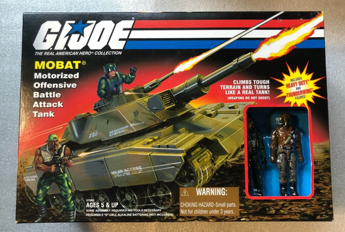Sealed 1998 GI Joe MOBAT Motorized Tank w/ Thunderwing & Heavy Duty ...