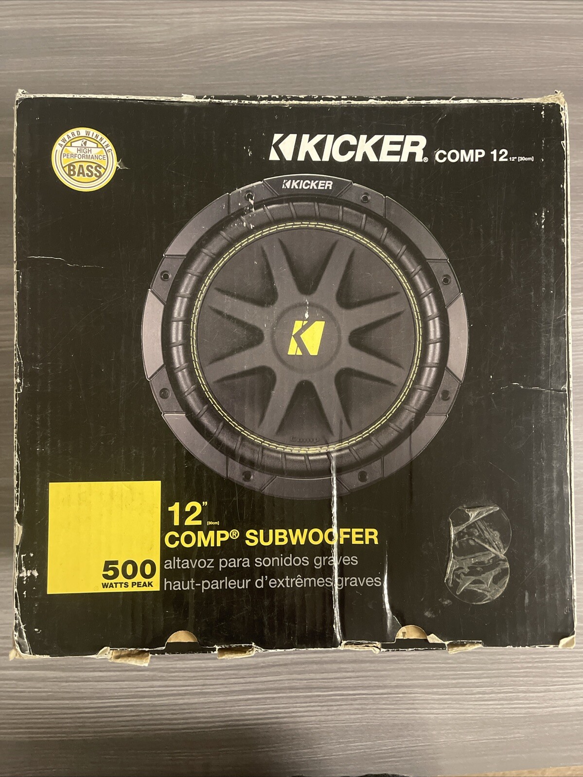 Kicker Comp C104 1-Way 10in. Car Subwoofer 713034050247| eBay