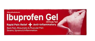 Ibuprofen Topical Gel 50G Rapid Pain Relief Back Rheumatic Muscular ...