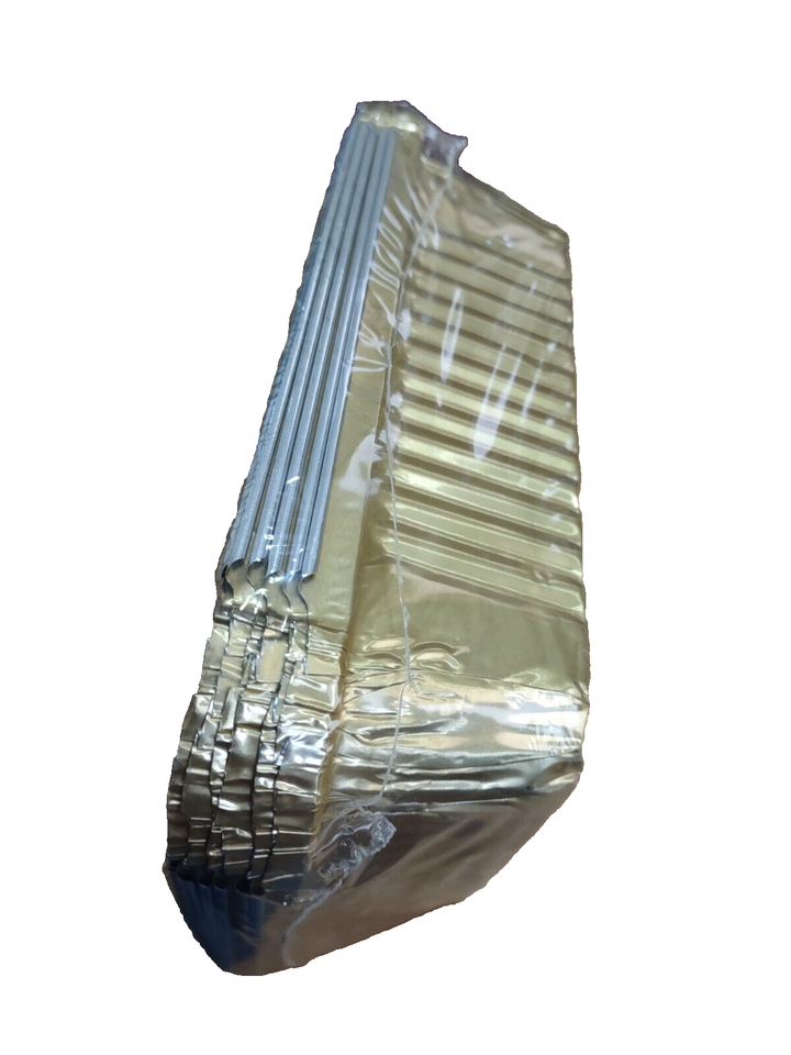 Thanksgiving Aluminum Foil Pans Leftovers Set of 6 Paper Lid Fall Leave ...
