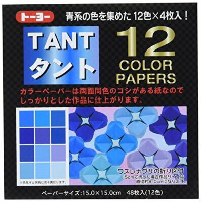 Toyo Tanto 12 color paper blue E194823H NEW from Japan | eBay