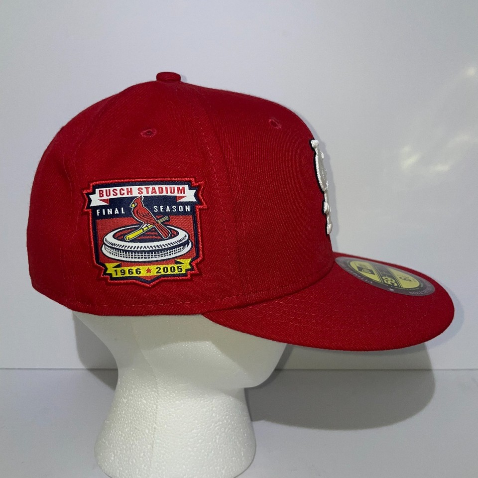New Era 59Fifty St. Louis Cardinals Cap Size 6 7/8 Red Busch Stadium ...