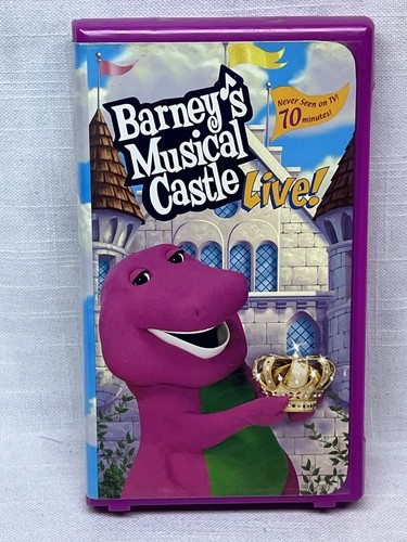 Barney's Musical Castle Live! VHS 2001 Video Tape Sing Along Songs Kids ...