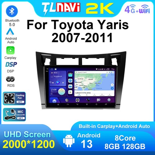 Auto Carplay For Toyota Yaris 2007-2011 Android Car Radio Multimedia ...