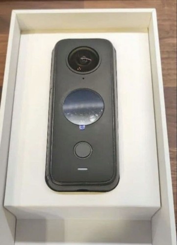 Insta360 ONE X2 360 Action Camera w/ Lens Cover USB Cable Box ...