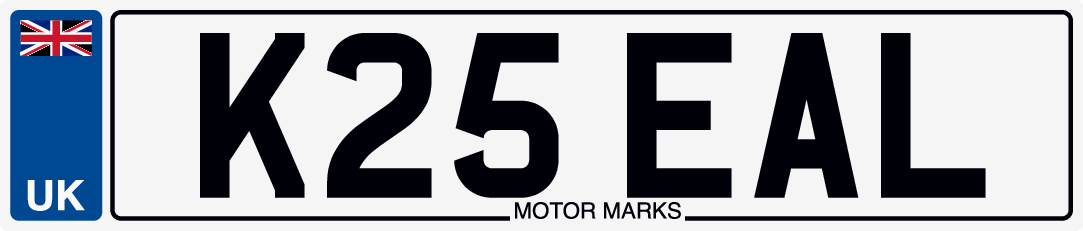 K25 EAL CHERISHED NUMBER PLATE SEAL NUMBER PLATE SEE SHOP LOADS MORE ...