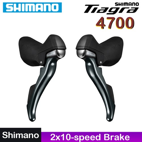 SHIMANO TIAGRA 4700 2x10 Speed STI Dual Control Shifter Brake Lever ...