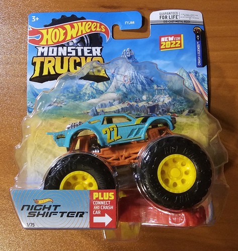 New Hot Wheels Monster Trucks - Night Shifter - 1/75 | eBay