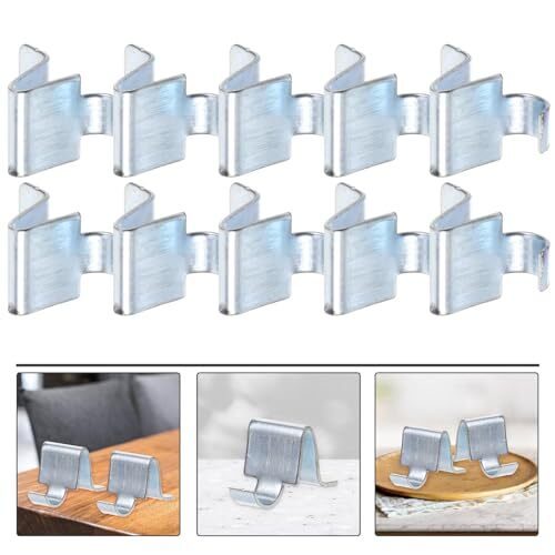 Shelf Clips 10pcs Adjustable Supports Clip for Standard Pilaster Heavy ...