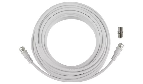 COAXIAL SATELLITE CABLE EXTENSION VIRGIN SKY TV BROADBAND F CONNECTOR ...