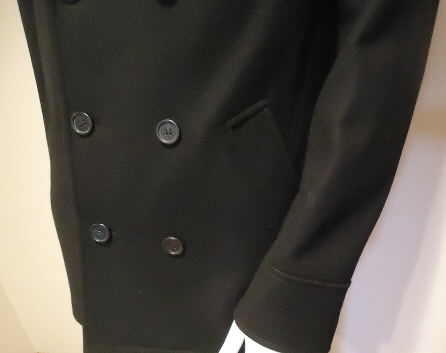 NWT HUGO (Red Label) by Hugo Boss Slim Fit Wool Blend Peacoat Coat ...