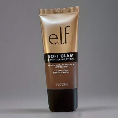 Elf Soft Glam Satin Foundation 60 Rich Cool Medium Buildable Coverage 1 ...