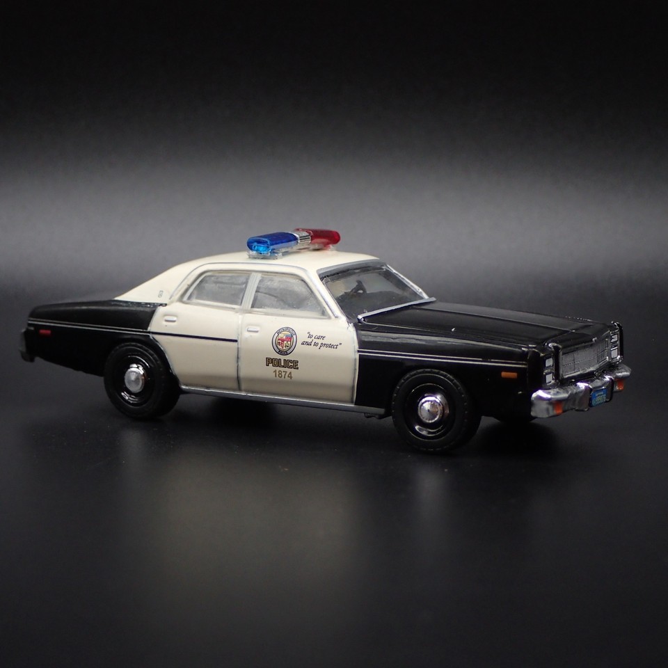 1977 77 PLYMOUTH FURY LAPD LOS ANGELES POLICE DEPT 1:64 SCALE DIECAST ...