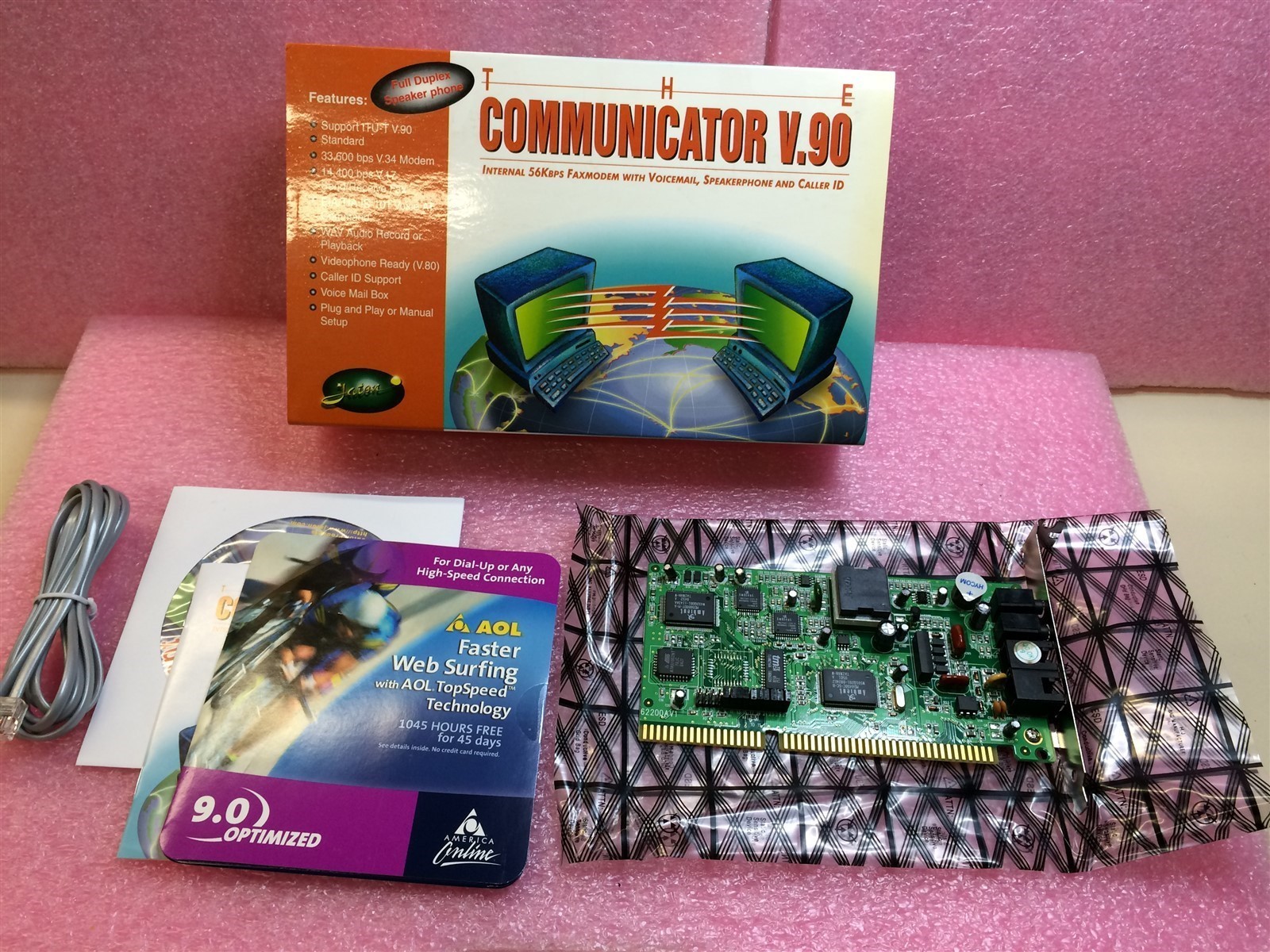 Communicator V.90 JATON Fax Modem ISA 56 Kbps x2 V.90 1 UNIT NIB ...