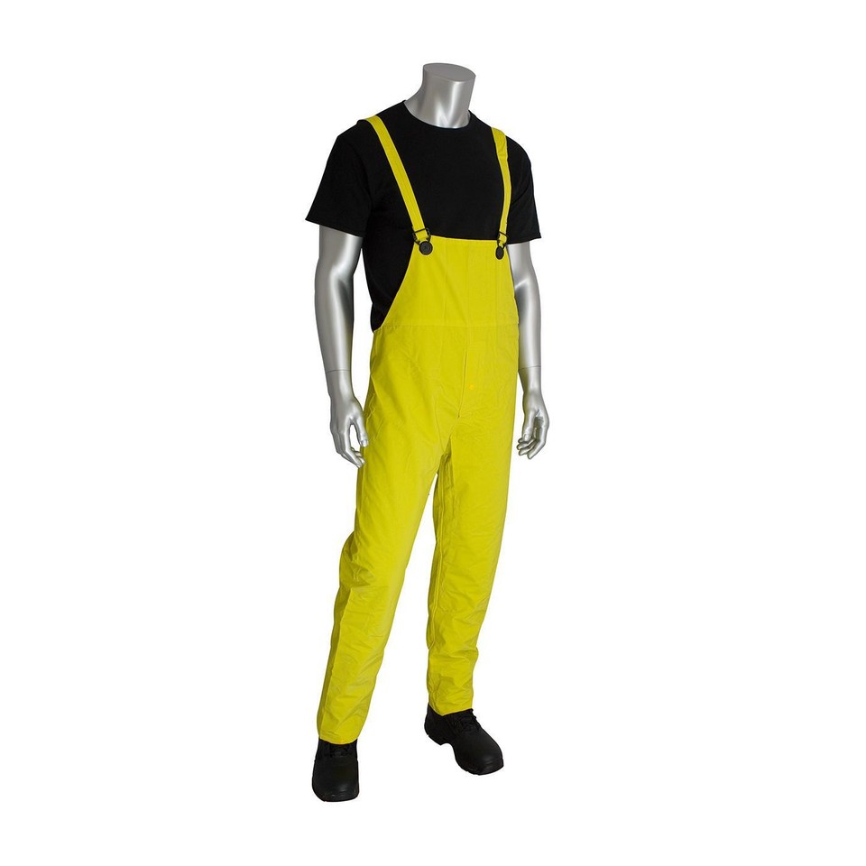 Heavy Duty Yellow Rain Suit 3pc–Waterproof Slicker - Size Medium | eBay