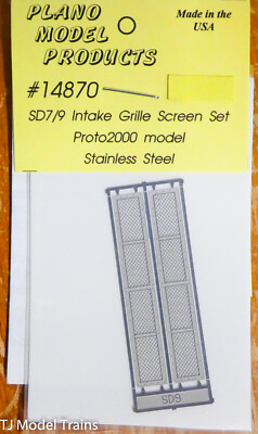 Plano Model Products HO #14870 SD7/9 Intake Grille Screen Set, Proto ...