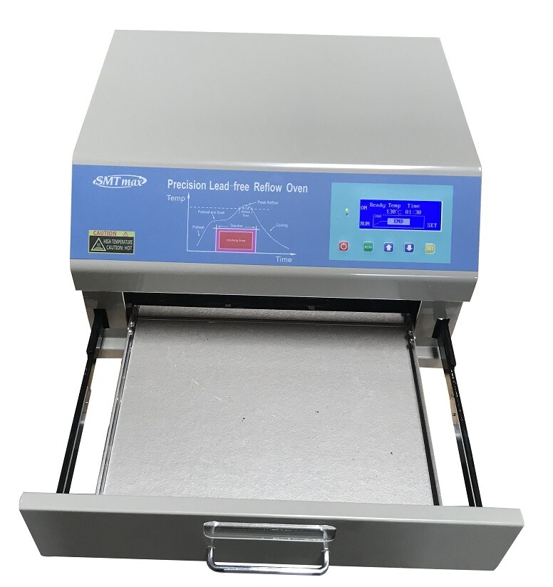 SMTmax AS-5080 Reflow Oven | Bench Top Infrared SMT Reflow Soldering ...