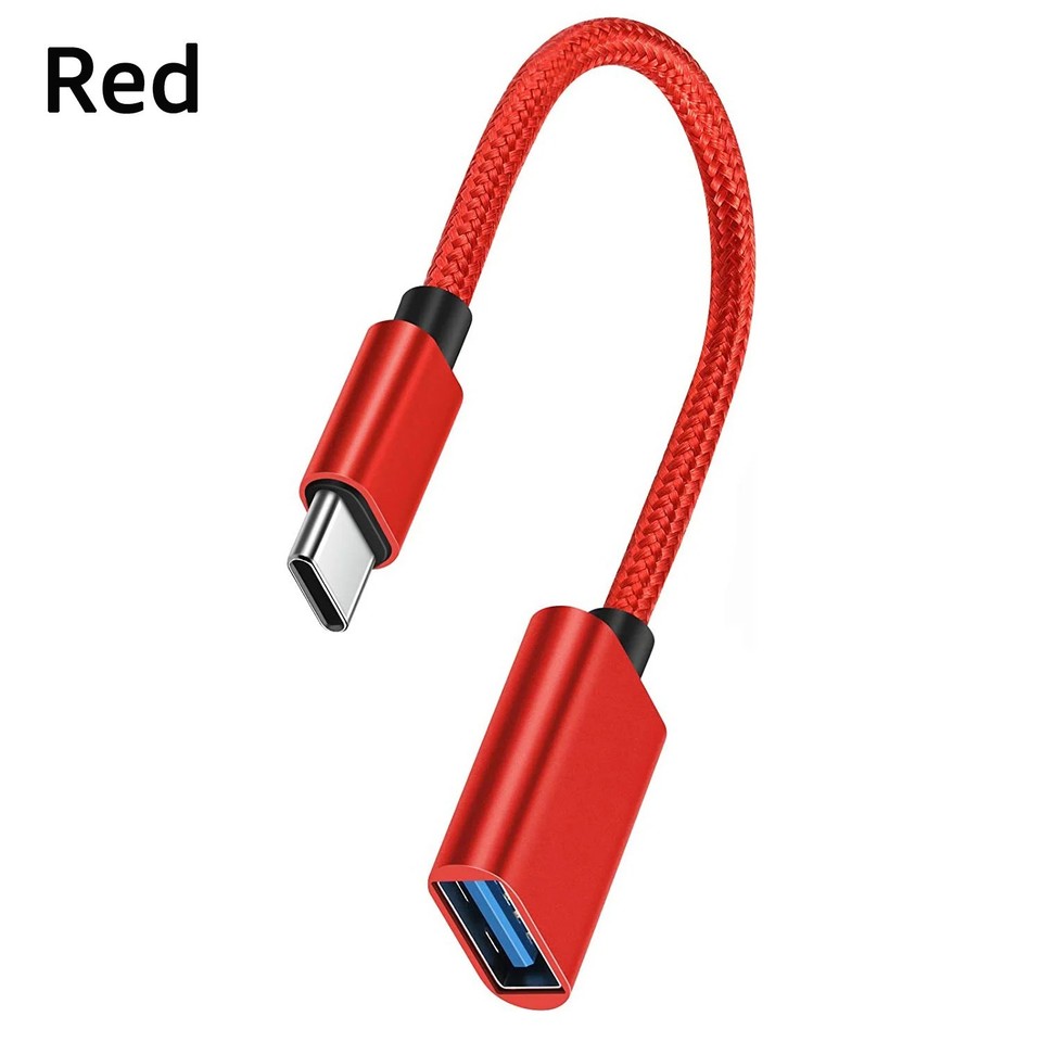 OTG Adapte Cable USB Type C to USB 3.0 A Female OTG Data Cord Adapter ...