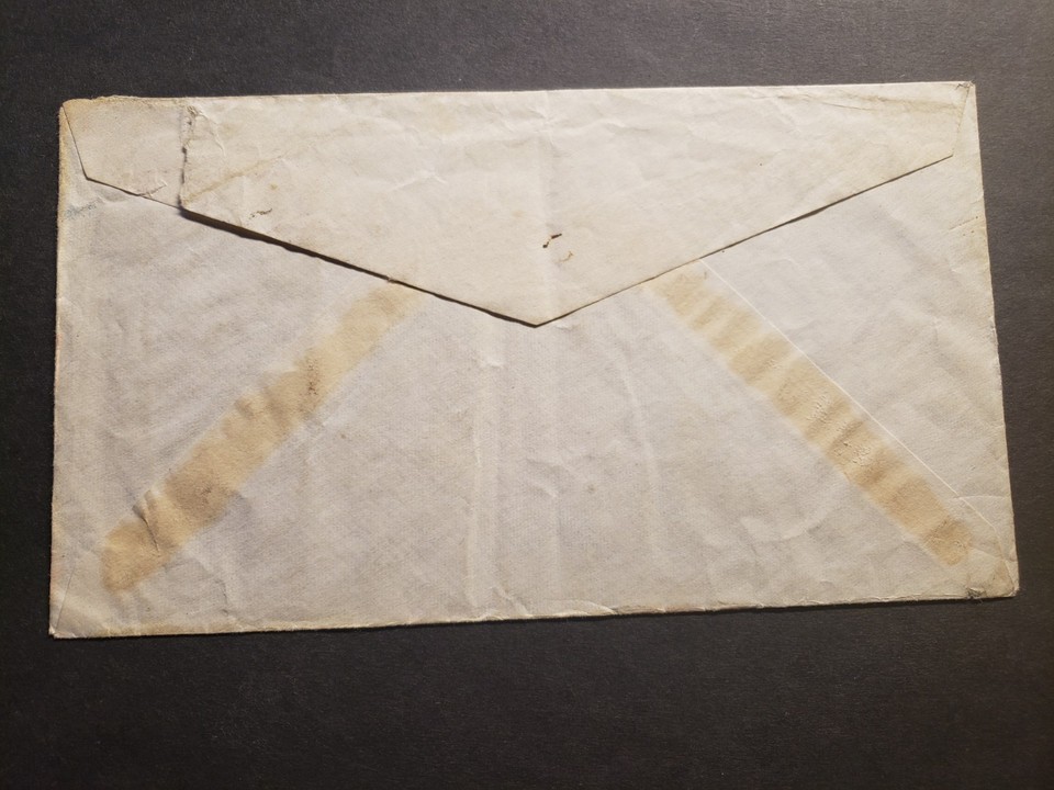 USS LEWIS HANCOCK DD-675 to USS YMS-48 Naval Cover 1944 WWII Sailor's ...