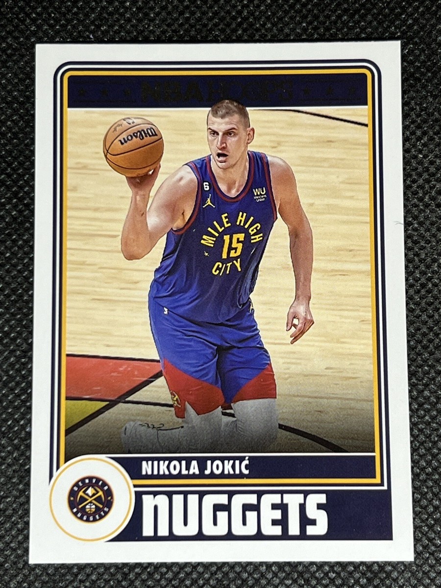 2023-24 Panini NBA Hoops NIKOLA JOKIC #291 HOOPS TRIBUTE 2023-24 Panini NBA Hoops NIKOLA JOKIC #291 HOOPS TRIBUTE