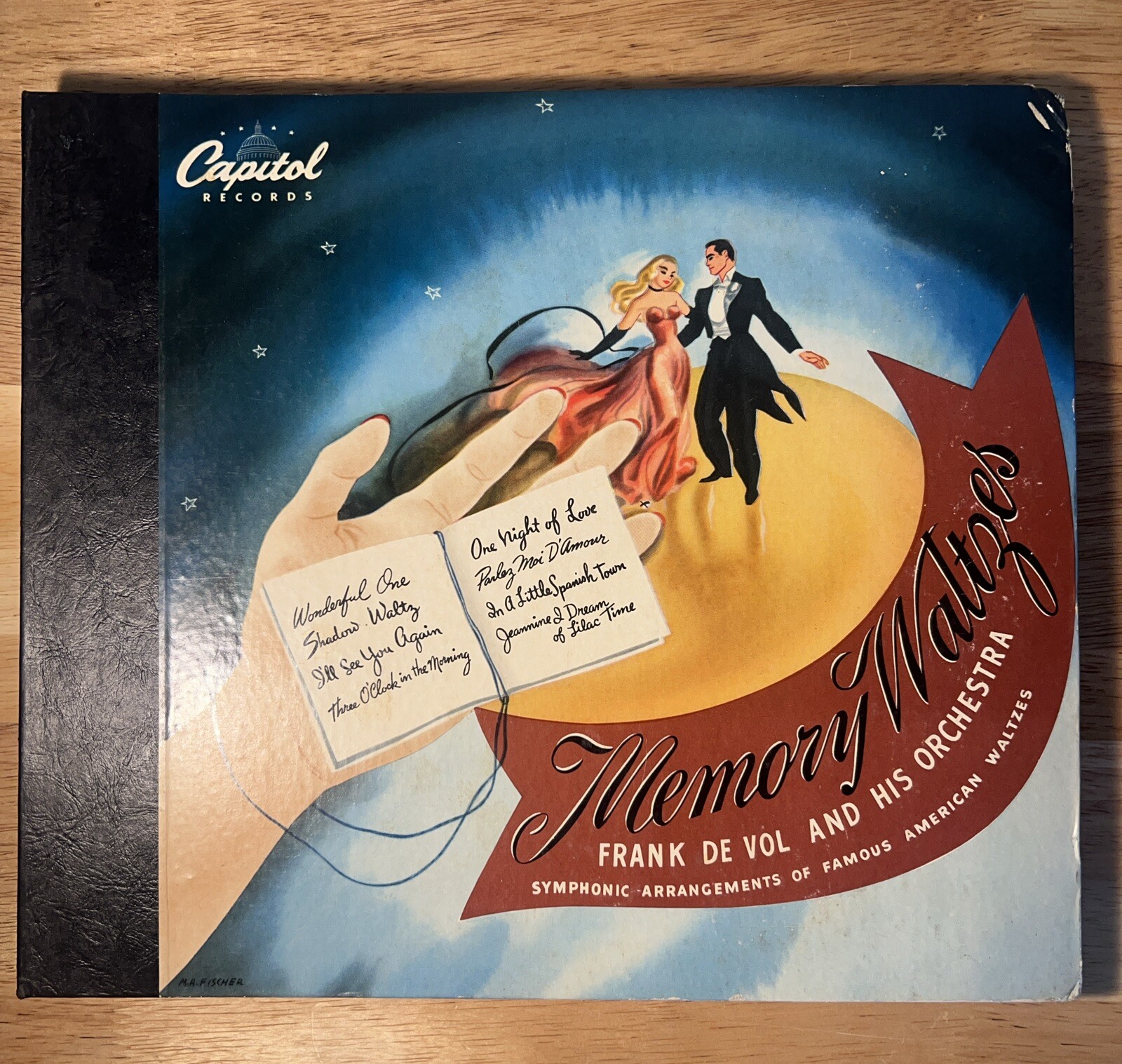 Frank De Vol “Memory Waltzes” 4-Record Box Set (10” 78 RPM) Capitol ...