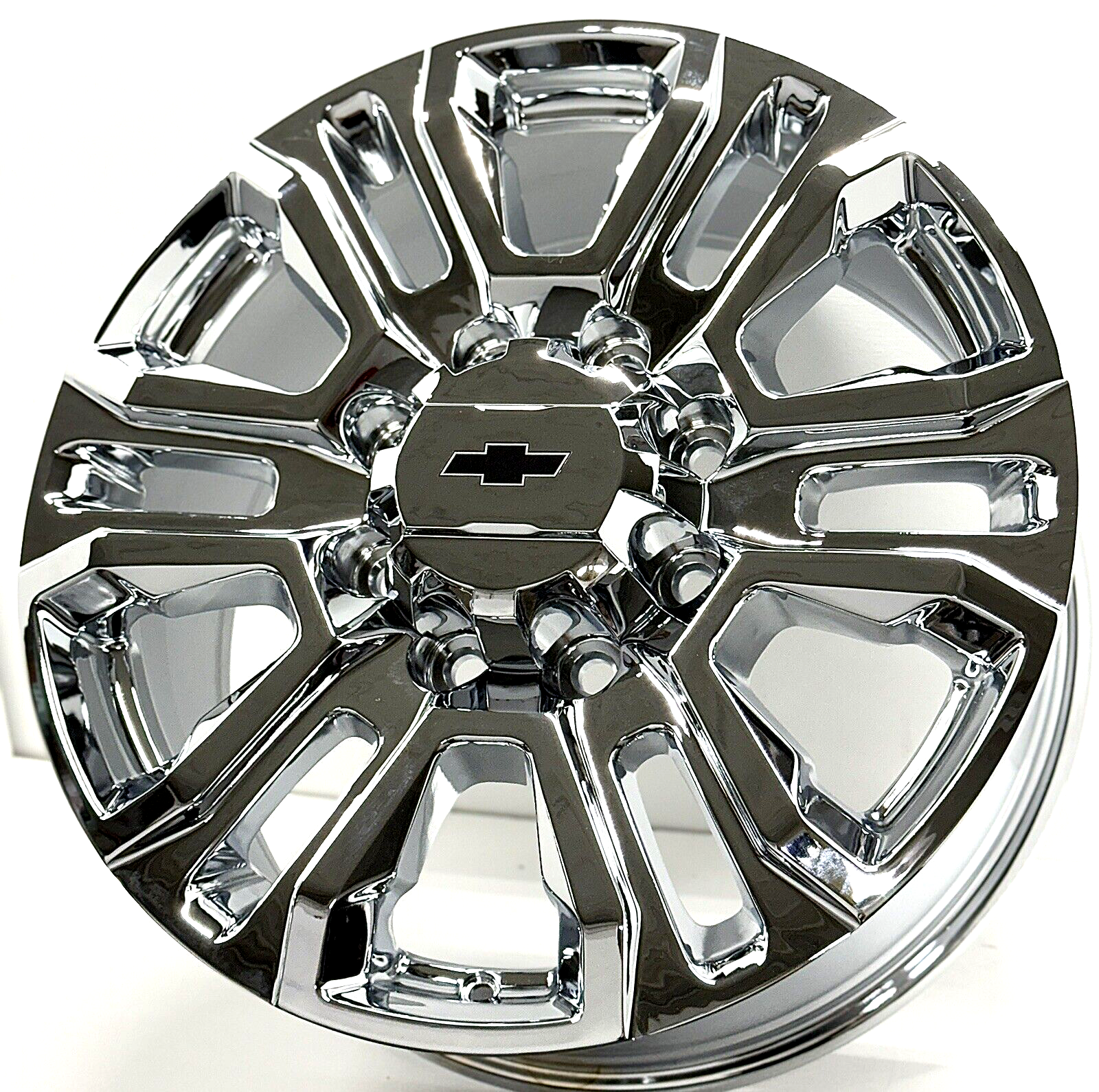 20" Chrome OE Replica 5957 Wheels fits 1999 2010 Chevy Silverado 2500 ...