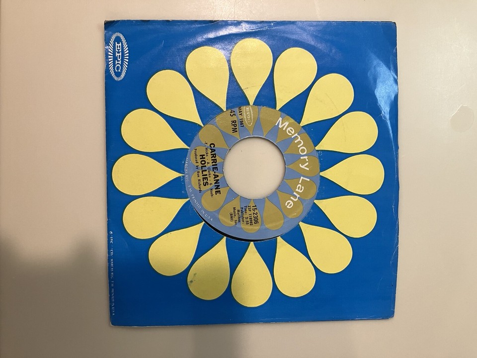 HOLLIES - CARRIE - ANNE / HE AIN'T HEAVY HE'S MY BROTHER, MEMORY LANE ...