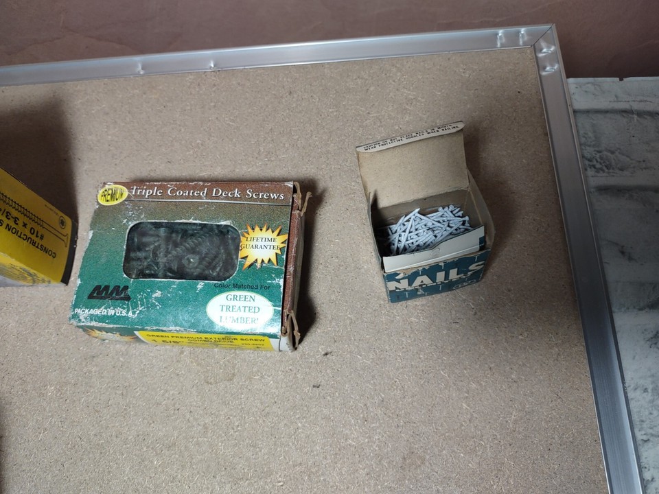 Junk Drawer Boxes Of Steel Nails- Lot Most Are Almost Full Boxes New | eBay